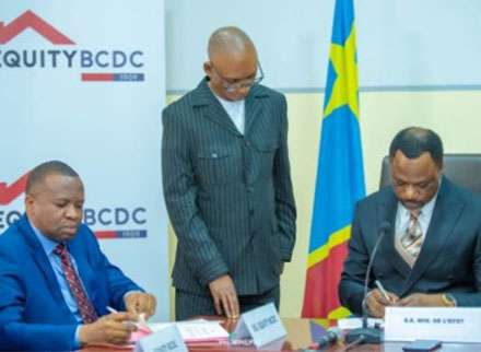 RDC : EQUITY-BCDC a signé un protocole d’accord avec le ministère de l ...