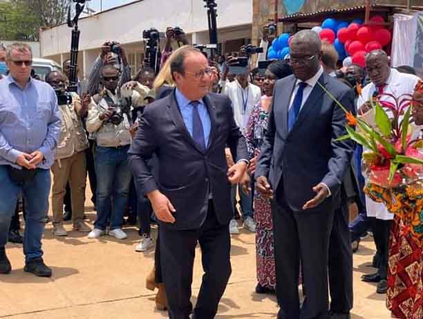 François Hollande aux congolais : ''Vous avez cette chance ici en RDC ...