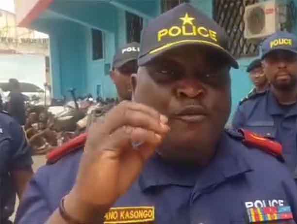 Vidéo-PNC : le général Sylvano Kasongo menace d’arrêter les congolais ...
