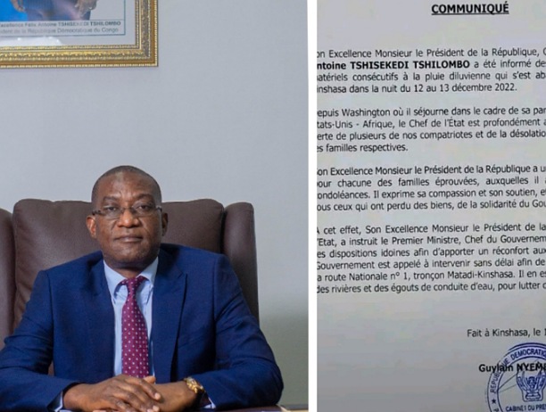 RDC : voici le message du cabinet du président de la République après ...