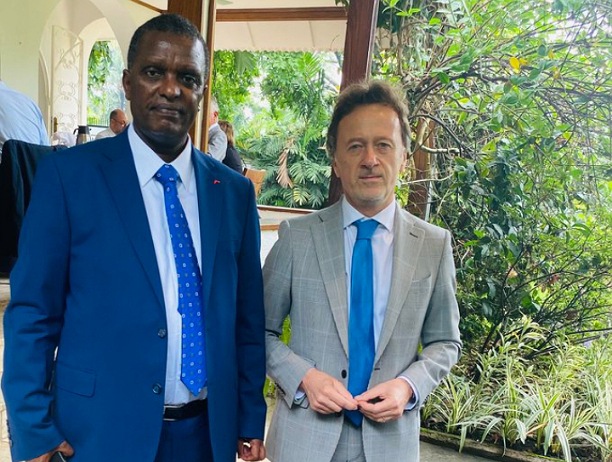 RDC : L'ambassadeur de l'Allemagne a reçu Azarias Ruberwa pour exprimer ...