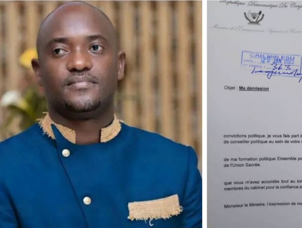 RDC : Lumbi Lahema, fils de feu Pierre Lumbi démissionne de ses ...
