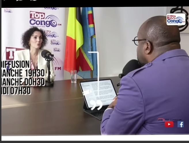 Vidéo-TOP CONGO FM : Interview de Christian Lusakweno avec Hadja Labib ...