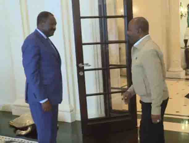 Gabon : Voici comment Ali Bongo a reçu dans sa résidence, Abdou Abarry ...