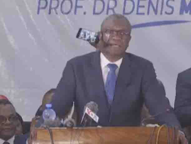 Présidentielle 2023 : Le candidat Denis Mukwege dévoile son projet de ...