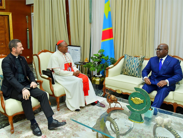 Voici comment s’est passée la rencontre du cardinal Ambongo avec le ...